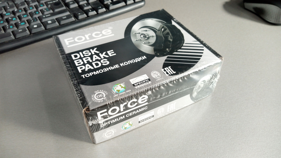 #1921.Колодки тормозные передние -04465-30300- ''Force'' RD-1114 — DRIVE2