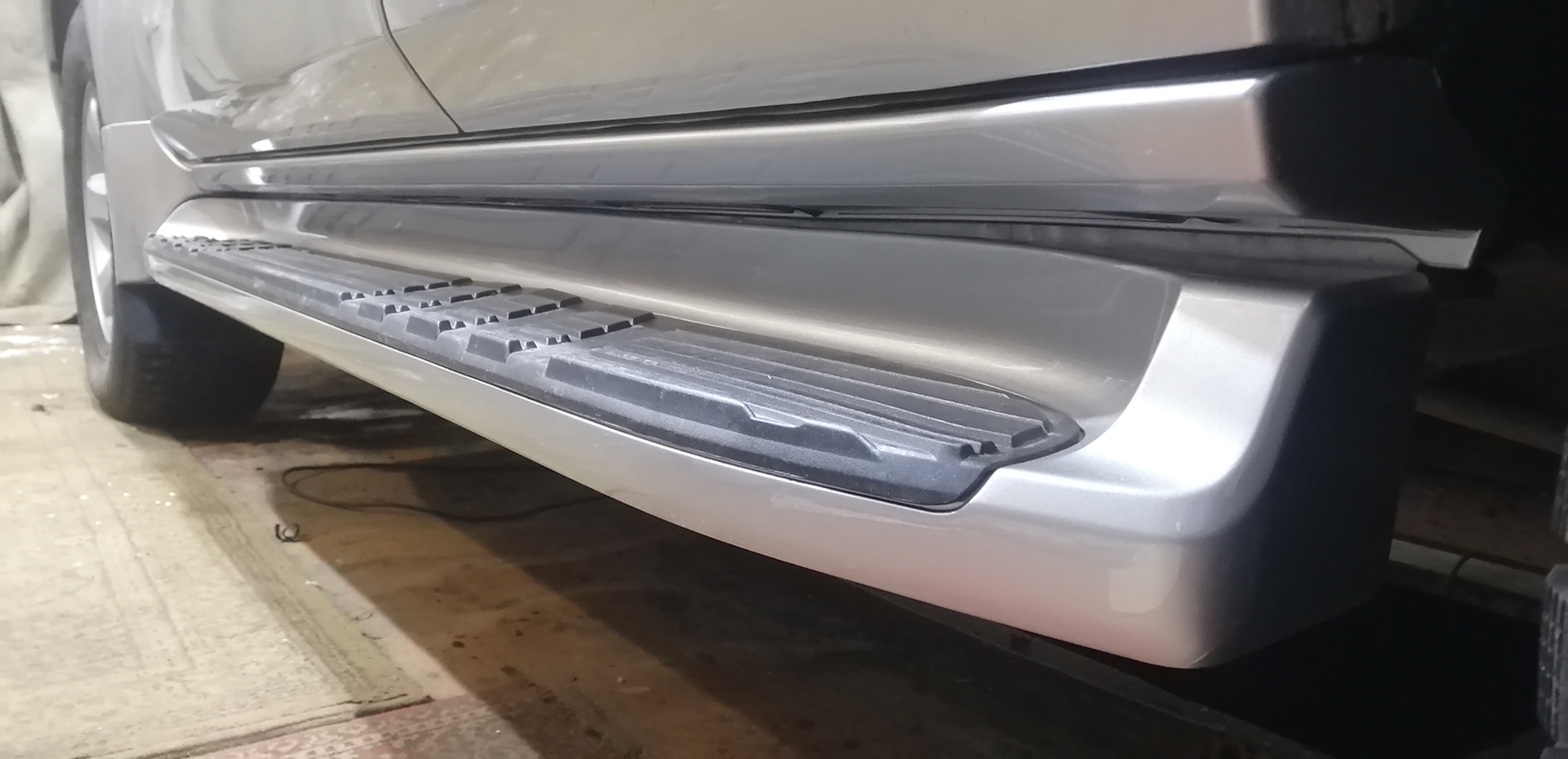 Ревизия порогов — Toyota Land Cruiser Prado 120-series, 4 л, 2006 года ...