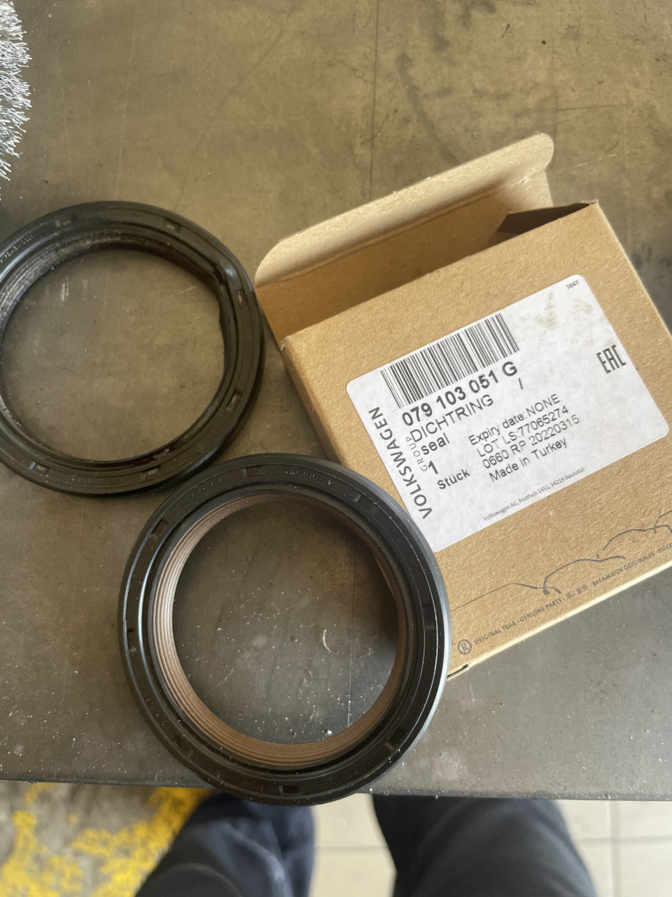 079103051G УПЛОТНИТЕЛЬНОЕ КОЛЬЦ VAG | Запчасти на DRIVE2