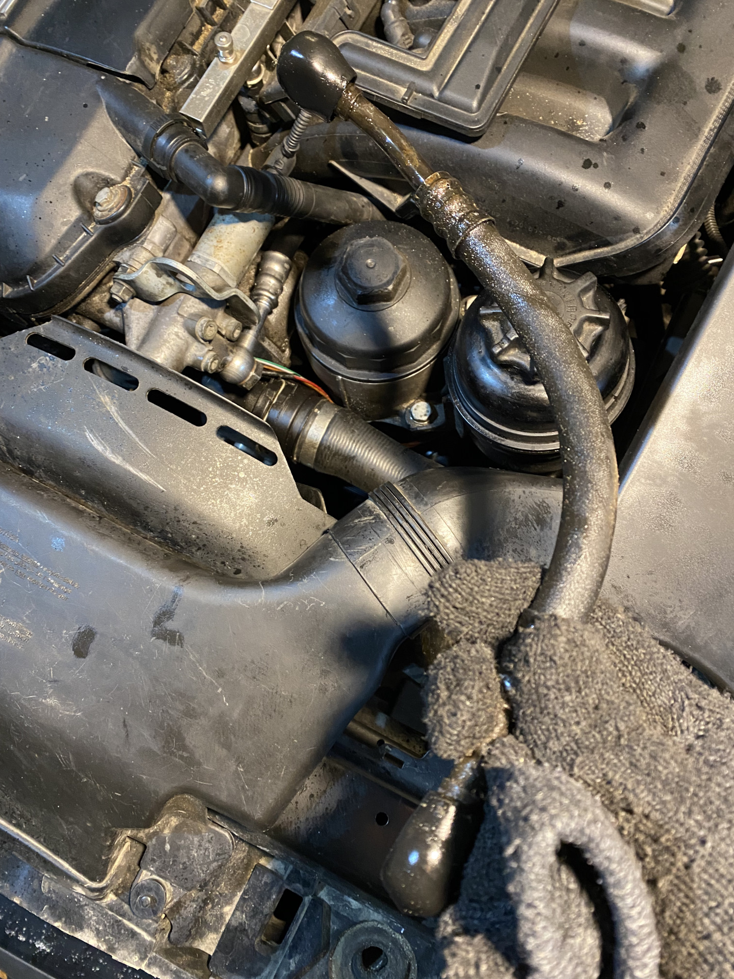 4. Клапан масляного стакана — BMW 3 series (E46), 2,2 л, 2002 года ...