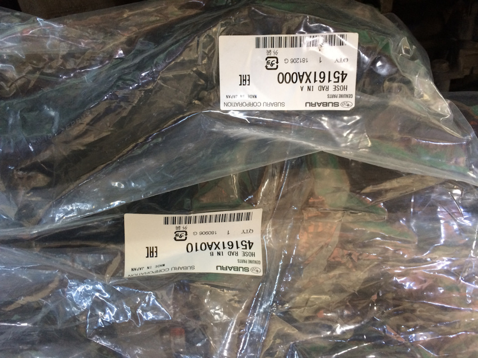 Патрубки — Subaru Tribeca B9, 3 л, 2006 года | плановое ТО | DRIVE2