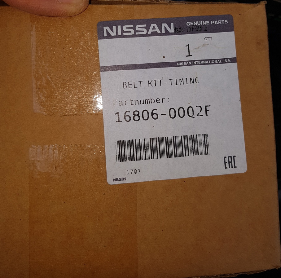 Комплект ГРМ F4R для Дастера 2.0, 143 л.с. — Renault Duster (1G), 2 л ...