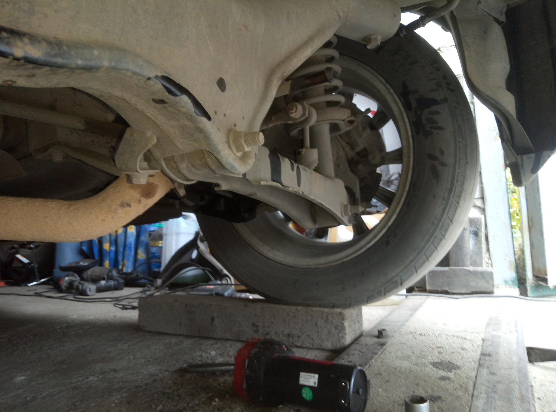 Ремонт подвески для исправления Развал/Схождения. — Mitsubishi Lancer X ...