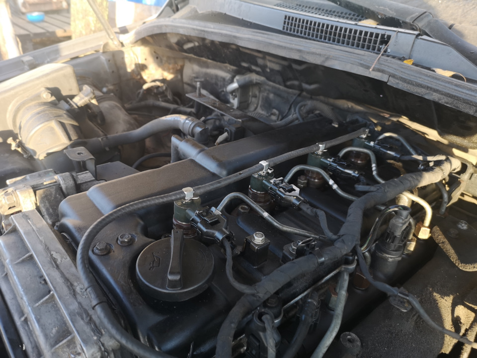 Магистраль обратки Kia Sorento BL — KIA Sorento (1G), 2,5 л, 2007 года ...