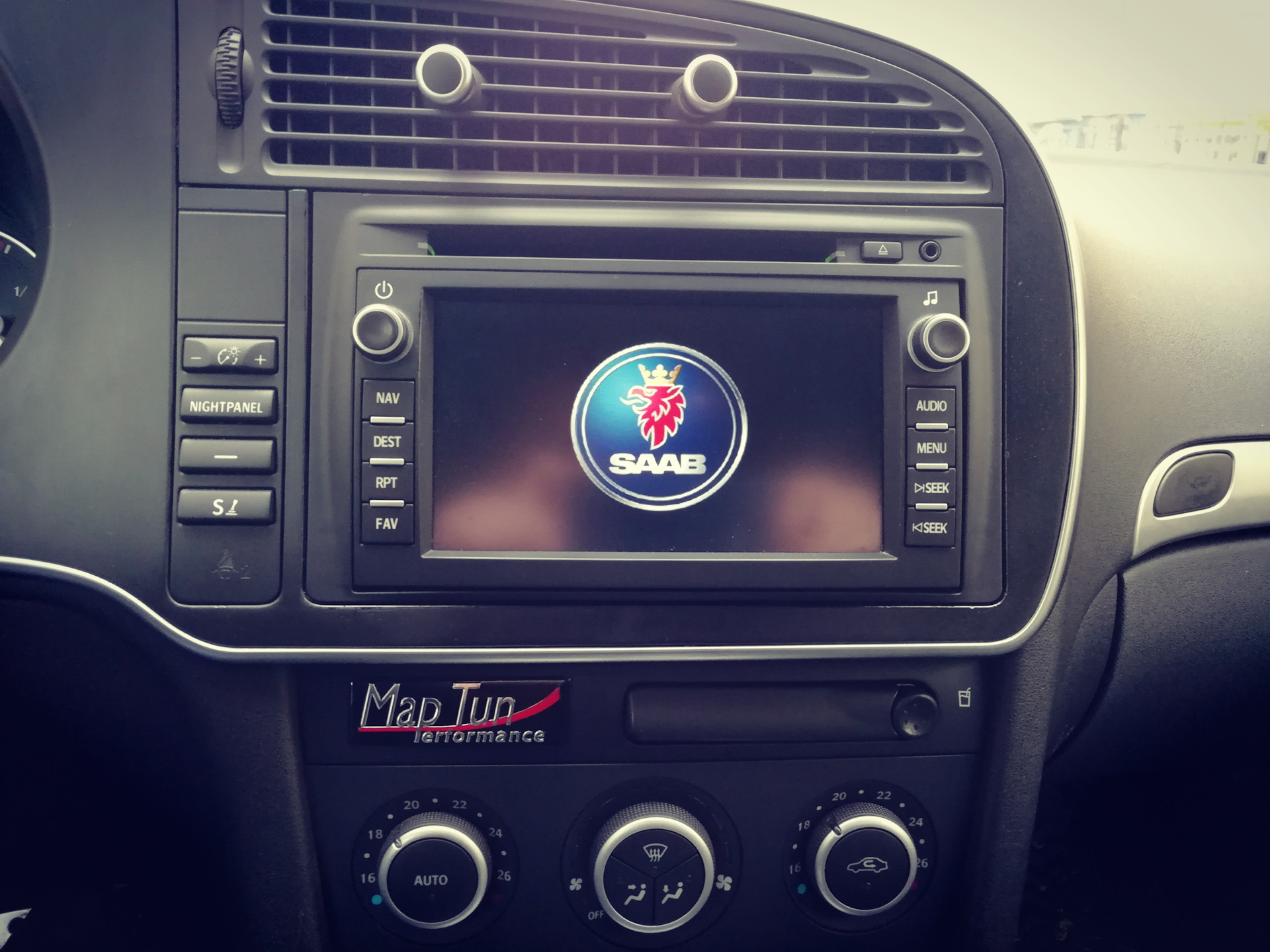 SAAB Infotainment Plus. Установка ГУ с навигацией — Saab 9-3 (2G), 2 л, 2009 года | стайлинг ...