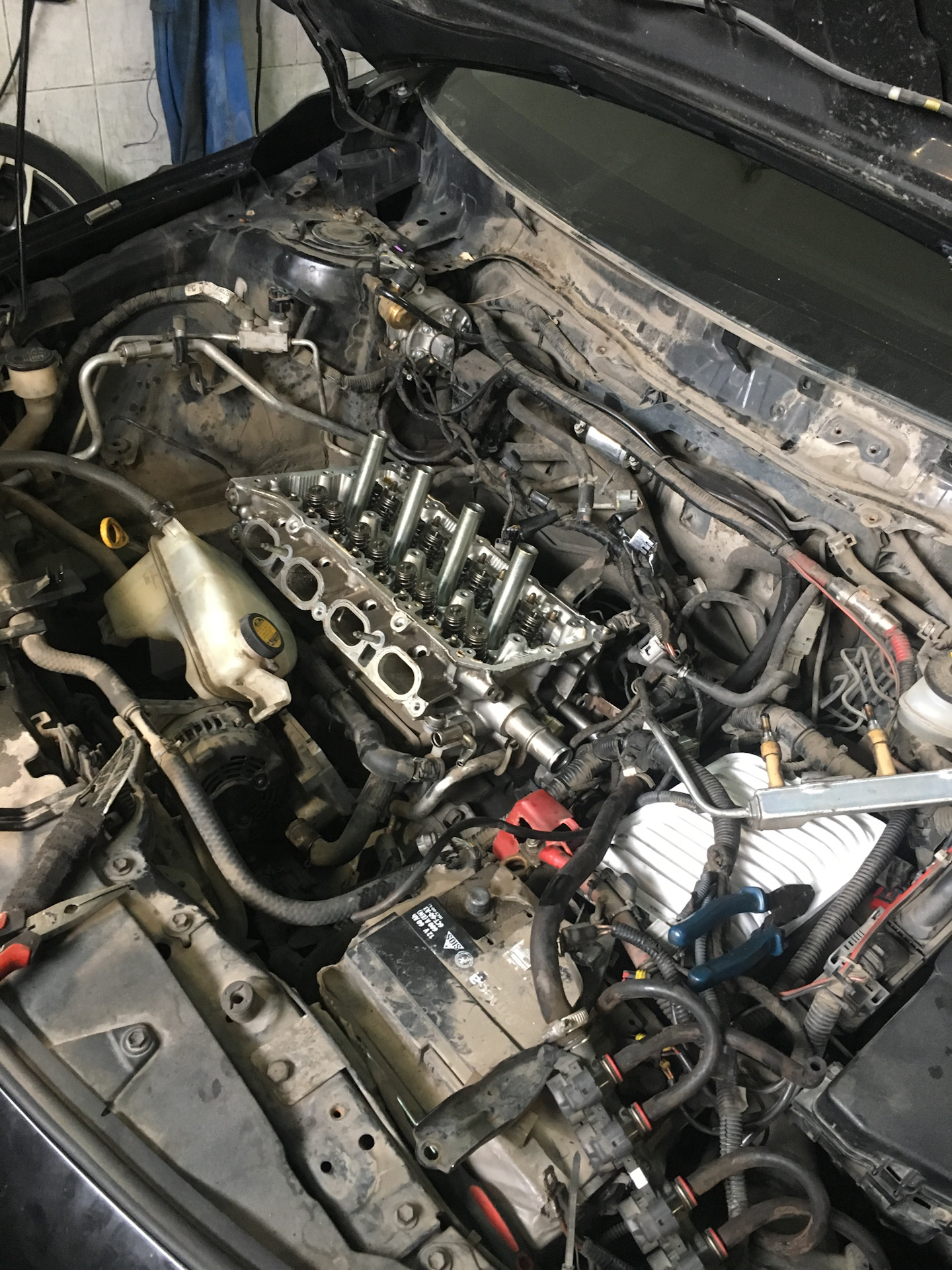 Замена прокладки ГБЦ — Toyota Corolla (140/150), 1,6 л, 2008 года ...