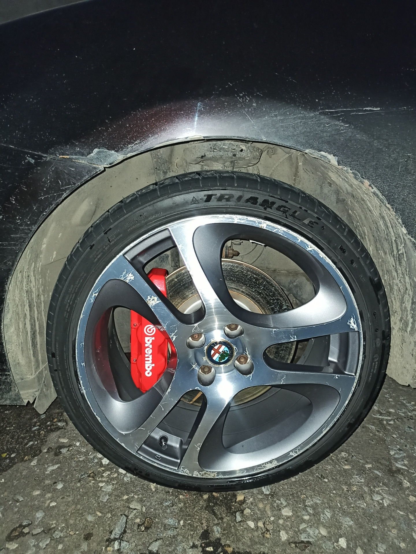 ТО передних суппортов.опорные подшипники — Alfa Romeo MiTo, 1,4 л, 2008 ...