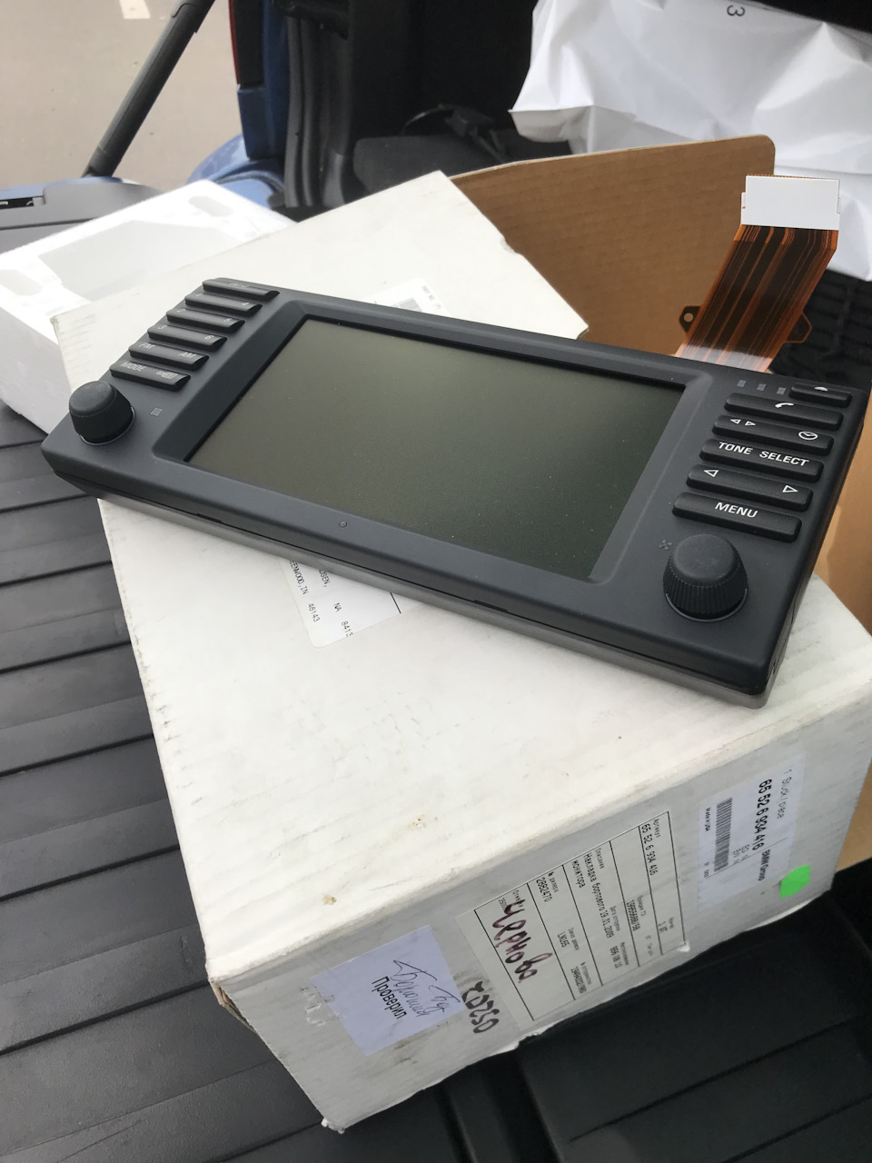 S602A Бортовой монитор — замена дисплея — BMW X5 (E53), 3 л, 2003 года ...