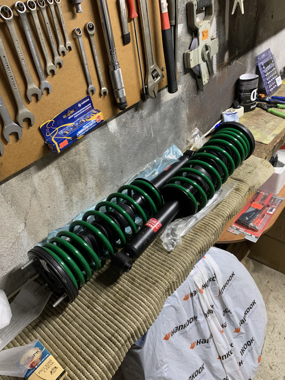 Подвеска с занижением GX81 — Toyota Cresta (80), 2 л, 1990 года ...