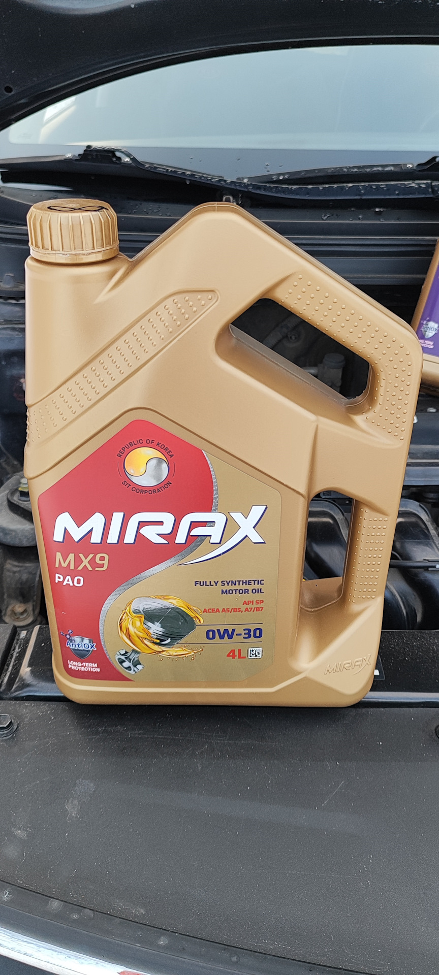 #229 Mirax — корейское масло для следующего ТО — KIA Rio (4G), 1,6 л, 2018 года | плановое ТО ...