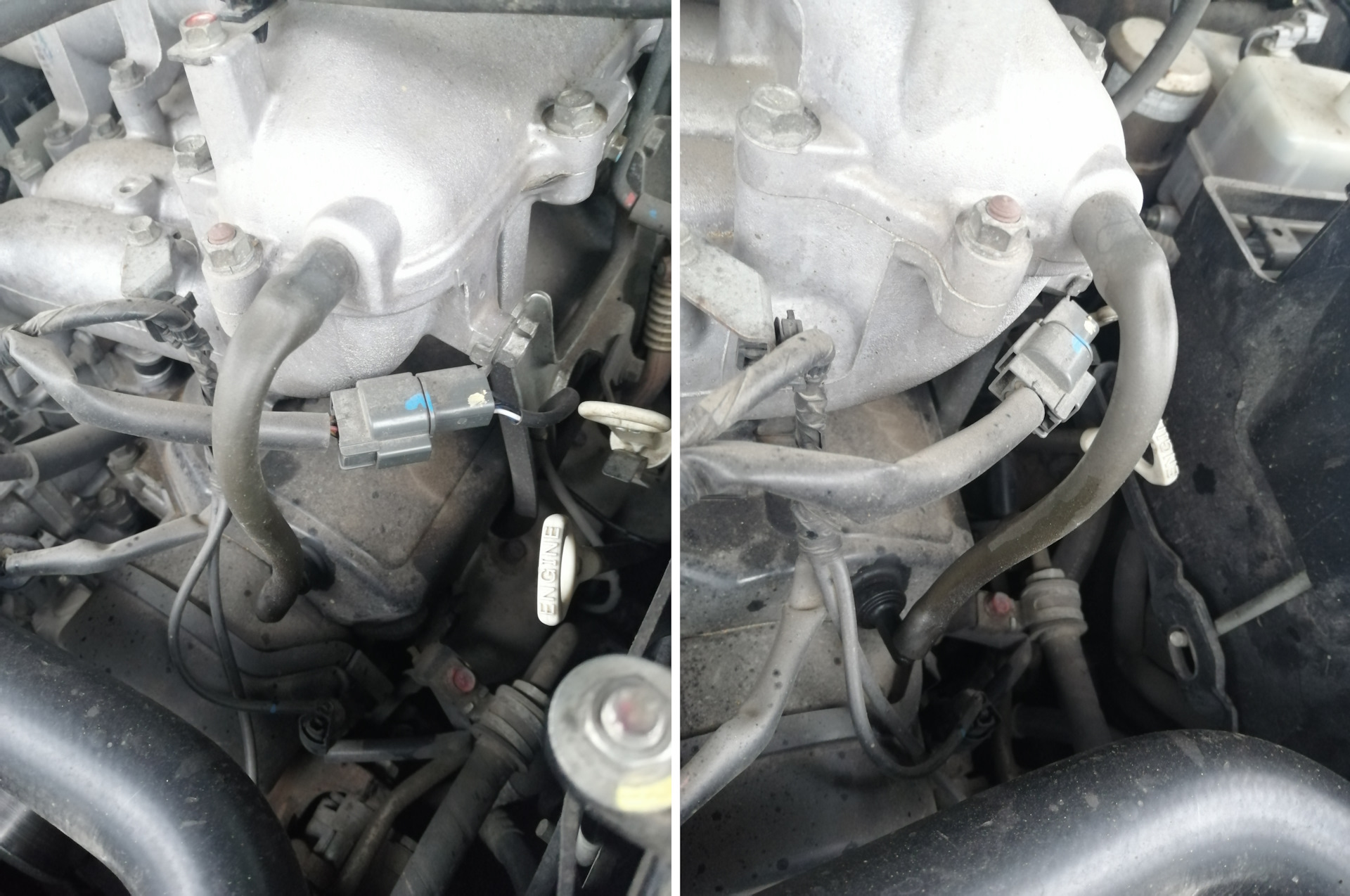 PCV клапан замена — Mitsubishi Pajero (4G), 3 л, 2013 года | своими ...