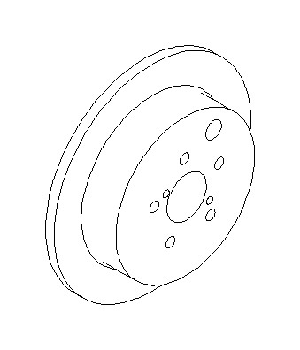 26700FJ000 Диск тормозной SUBARU | Запчасти на DRIVE2