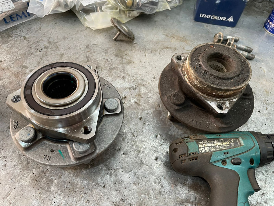 Ремонт подвески, теплообменника, замена ступицы и масла. — Opel ...