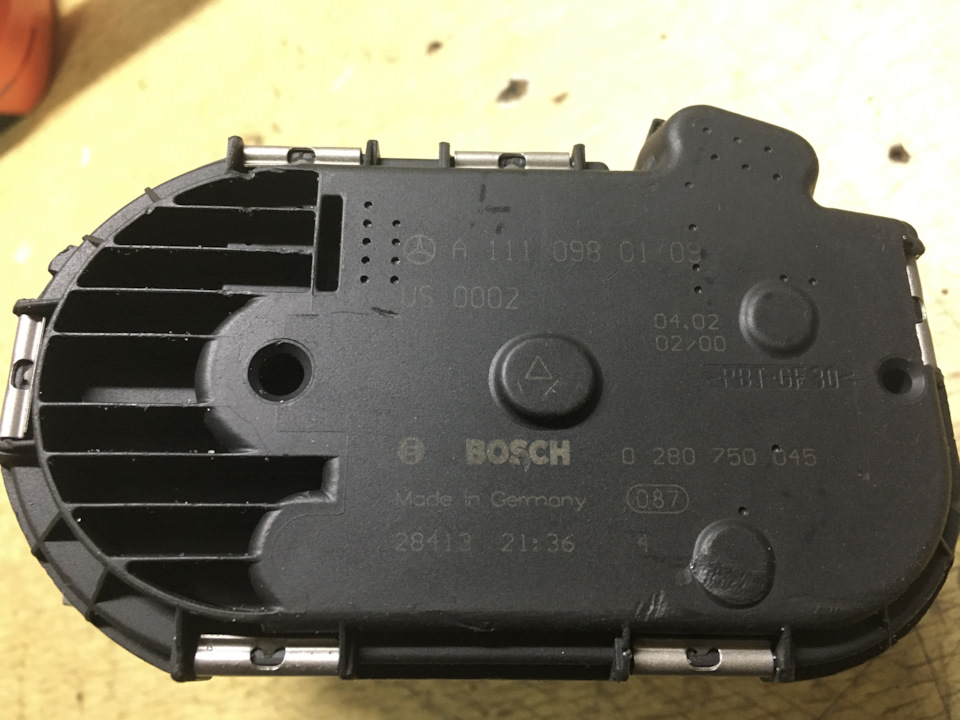 0280750045 Дроссельная заслонка для Mercedes BOSCH | Запчасти на DRIVE2