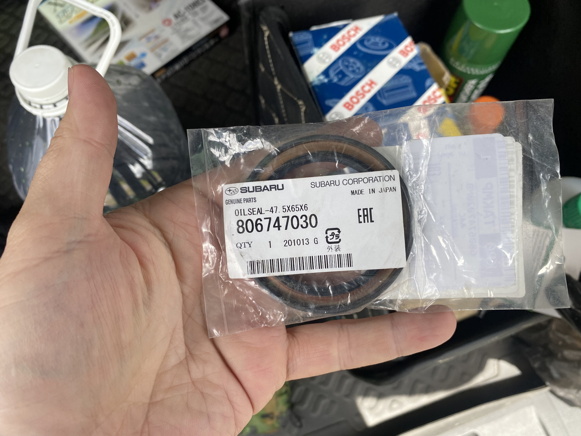 Замена сальника гидромуфты — Subaru Outback (BR), 2,5 л, 2014 года ...