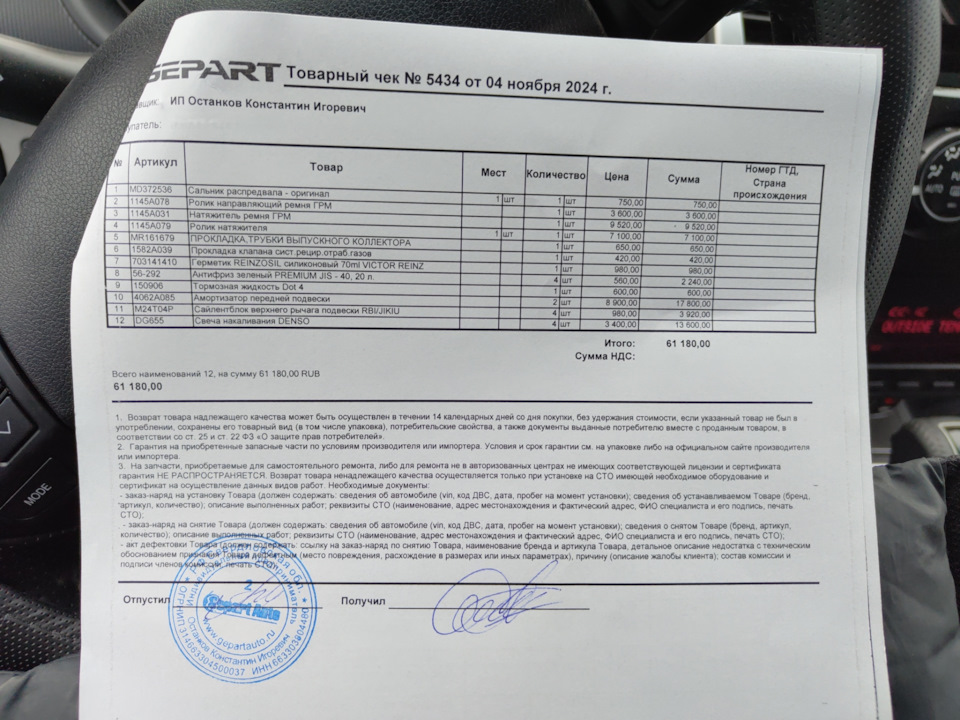 4062A085 Амортизатор передней подвески Mitsubishi | Запчасти на DRIVE2