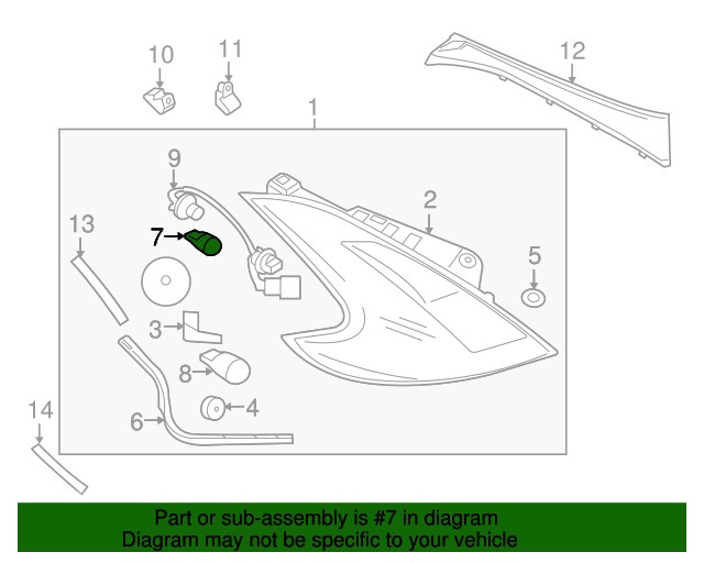 2626189917 Лампа накаливания NISSAN INFINITI | Запчасти на DRIVE2