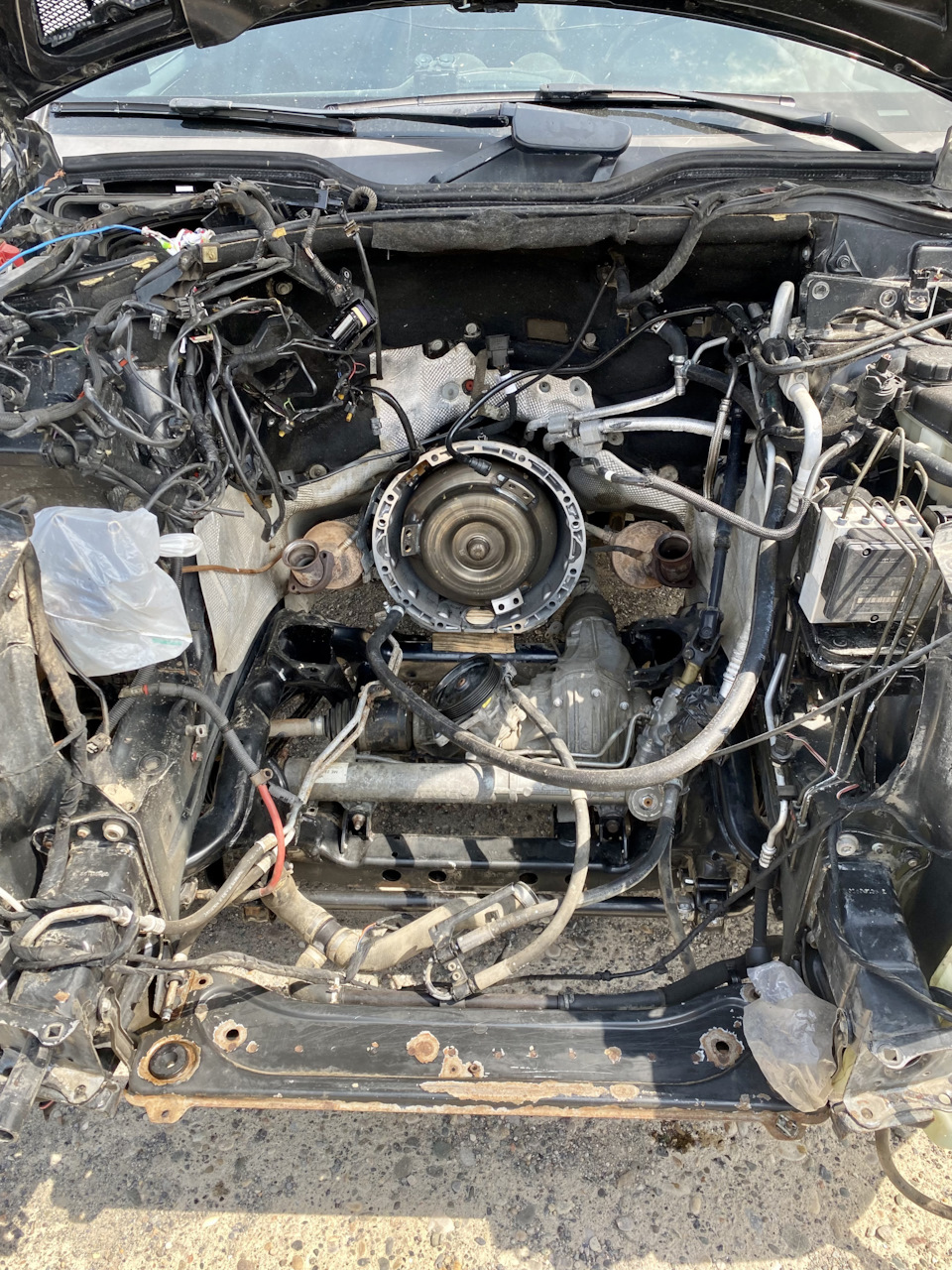 Ремонт двигателя m273 ч.2 — Mercedes-Benz GL-Class (X164), 5,5 л, 2007 ...