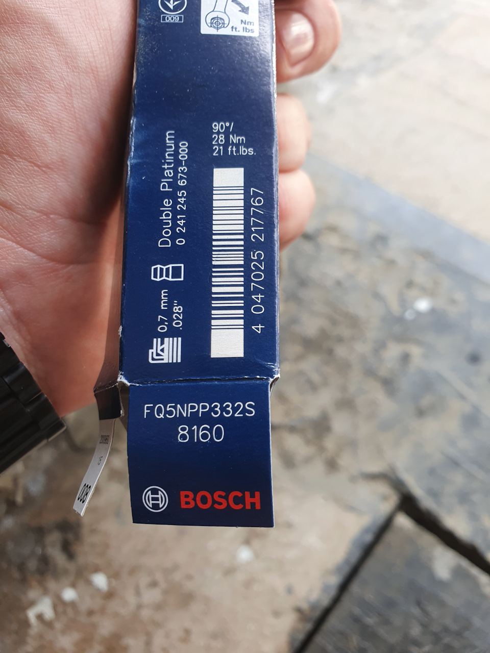 0241245673 Свеча зажигания BOSCH | Запчасти на DRIVE2