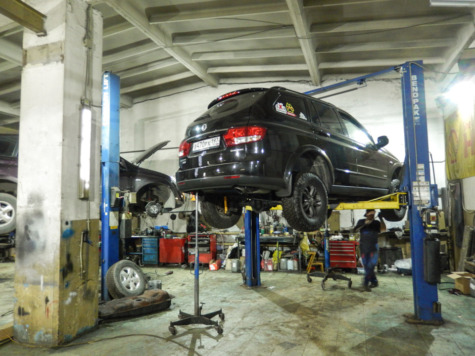 Новые верхние рычаги — SsangYong Kyron, 2,3 л, 2014 года | визит на ...