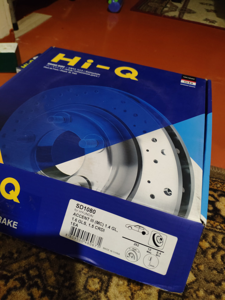 SD1080 Диск тормозной SANGSIN | Запчасти на DRIVE2