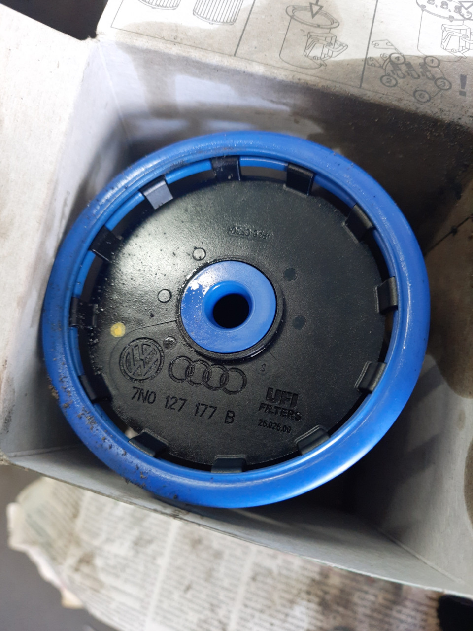 7N0127177B Фильтрующий элемент с прокладкой VAG | Запчасти на DRIVE2