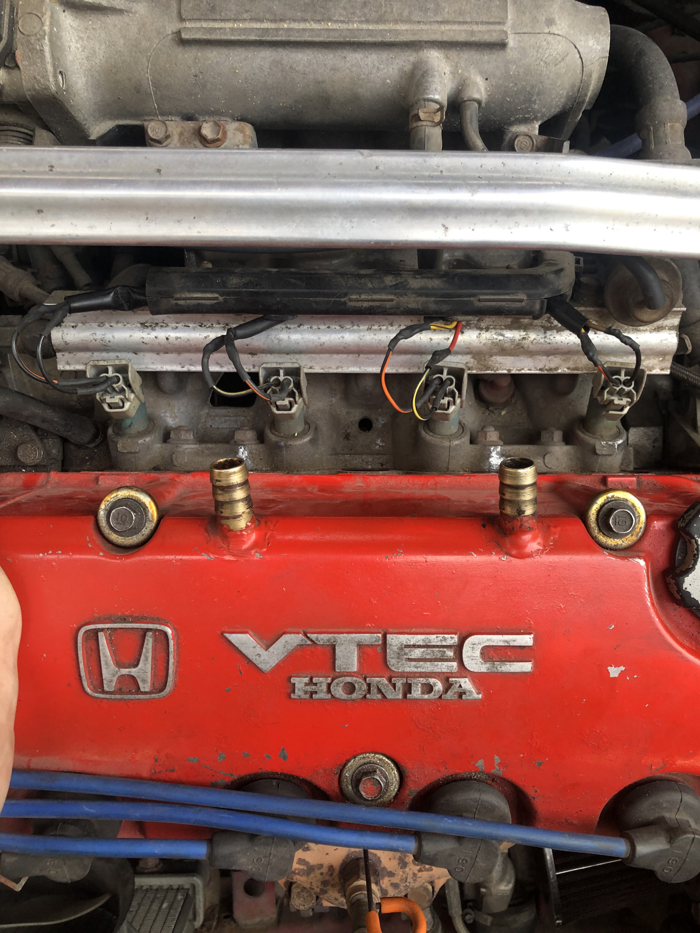 30. 4-х точечные ремни, фишки на форсунки — Honda Civic Coupe (5G), 1,6 ...