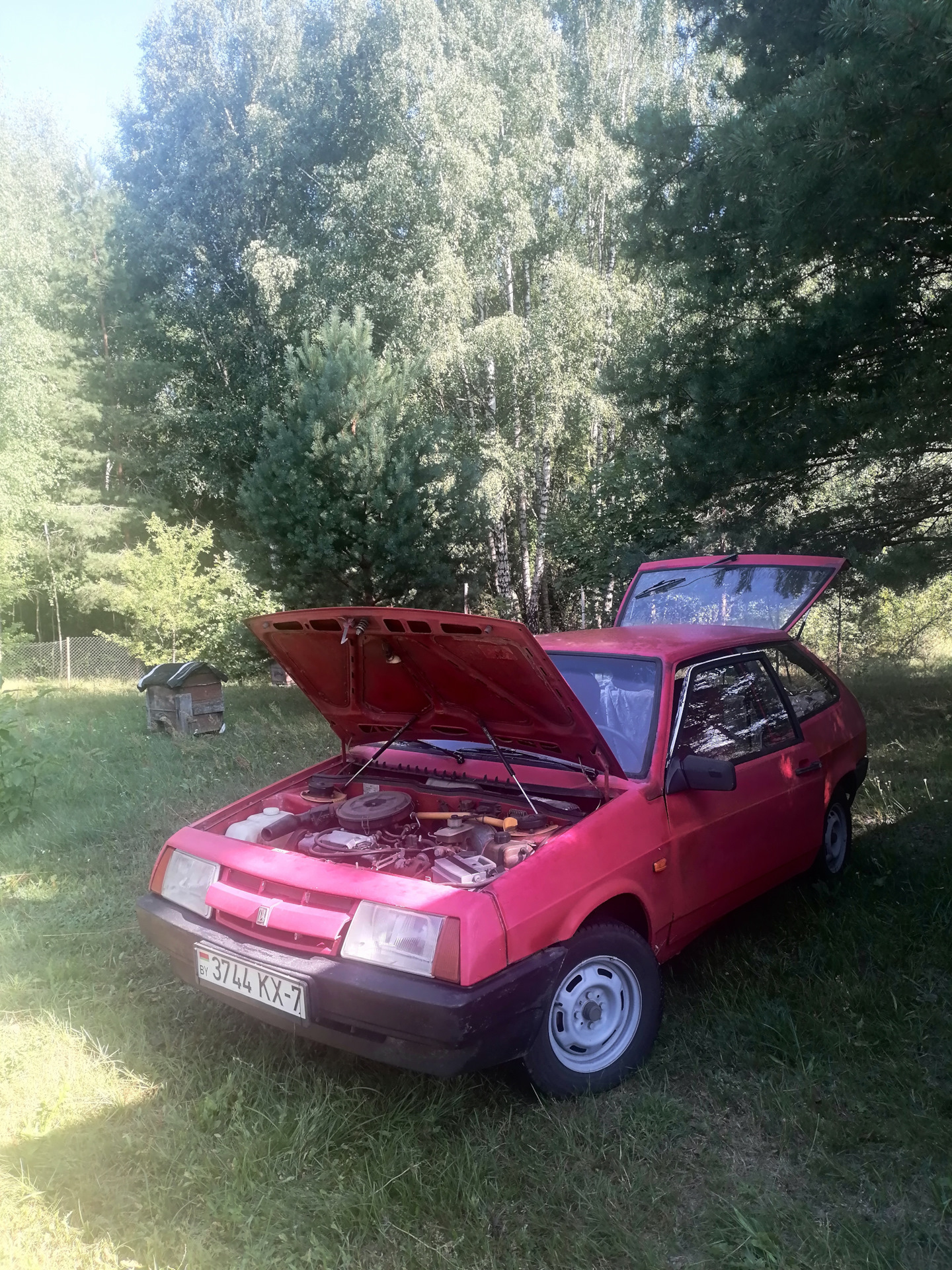 Потек основной радиатор охлаждения. Подготовка к замене. — Lada 21083 ...