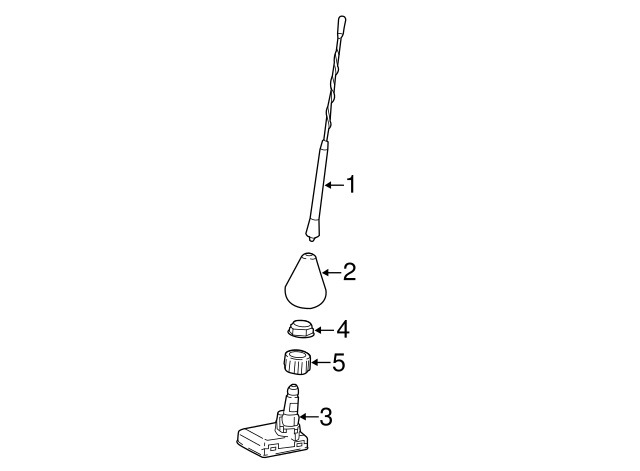 65202179726 Антенна с коротким стержнем BMW | Запчасти на DRIVE2