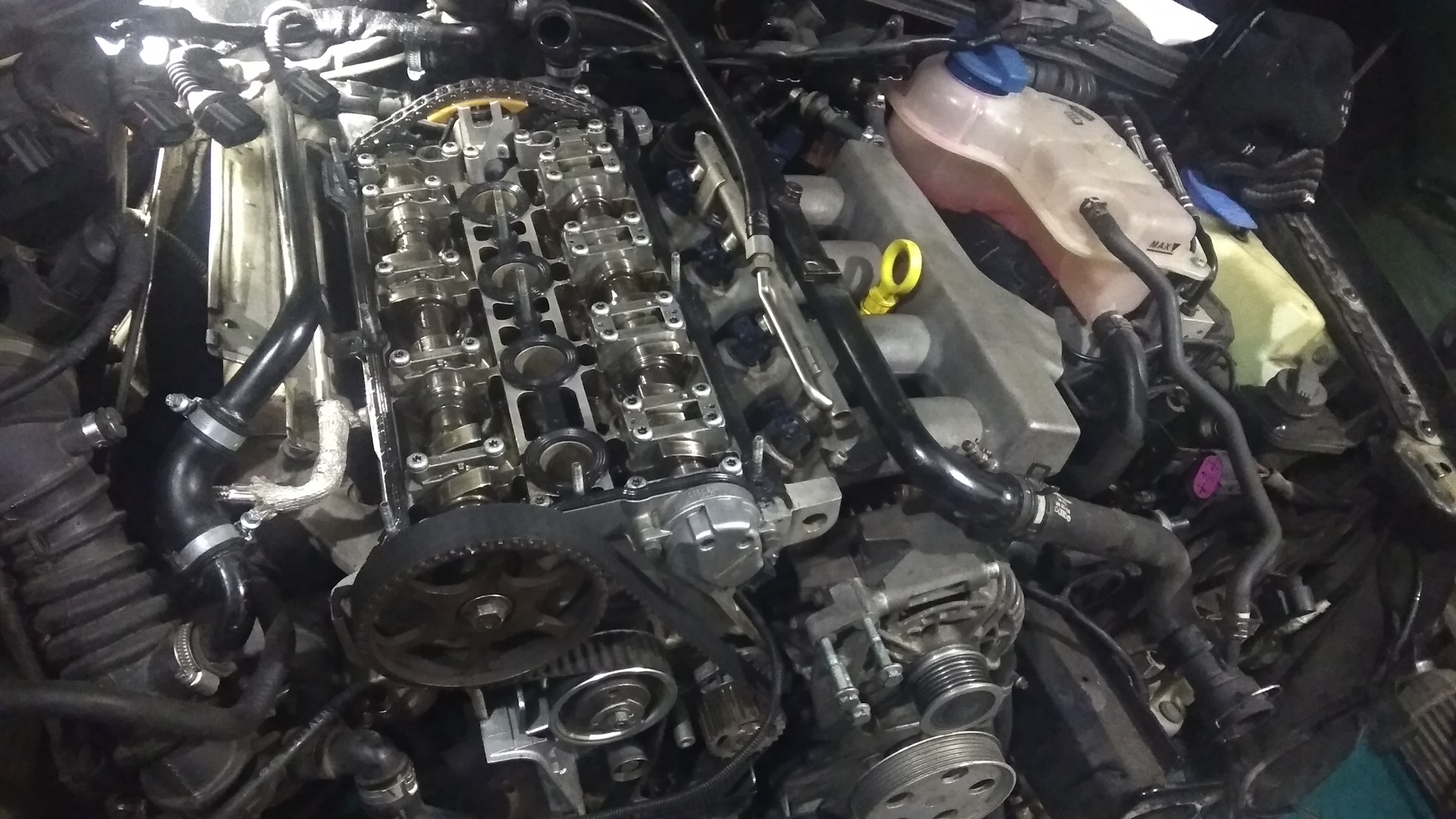 Чистка гидрокомпенсаторов, замена клапана в кронштейне. — Audi A4 (B6 ...