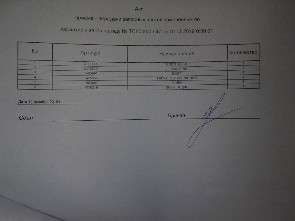 Замена сальника привода по гарантии — Ford Kuga (2G), 1,5 л, 2018 года ...