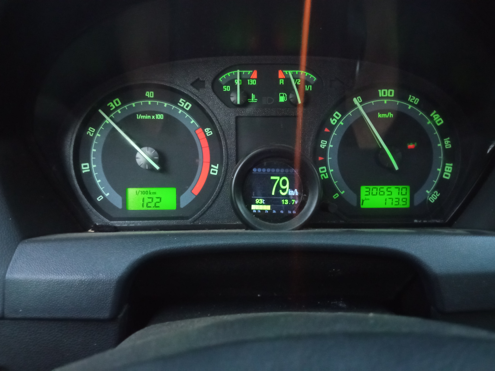 Бортовой компьютер — Skoda Fabia Combi Mk1, 1,2 л, 2007 года | тюнинг ...