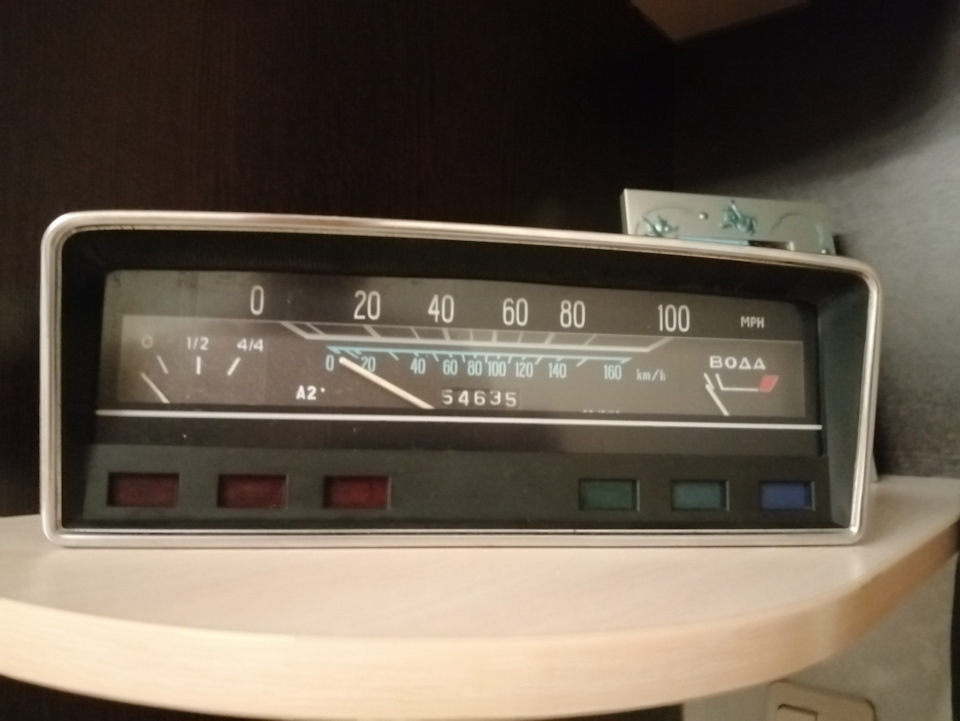 Щиток приборов в милях ваз 21013 — Lada 21013, 1,2 л, 1983 года ...