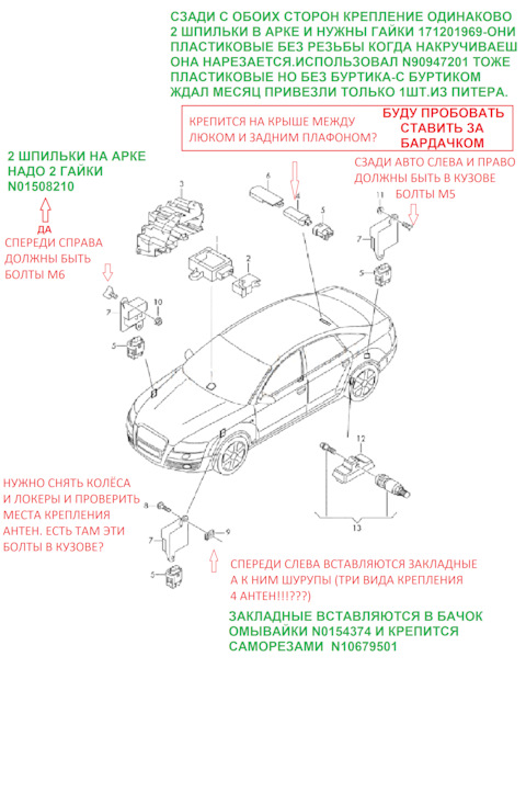 171201969 Гайка, шестигранная VAG | Запчасти на DRIVE2