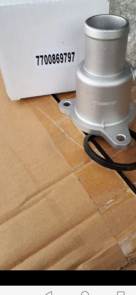 7700869797 Крышка термостата (мет) RENAULT | Запчасти на DRIVE2