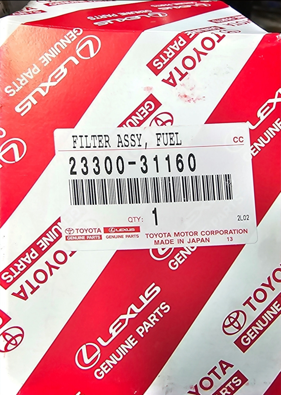 2330031160 Фильтр топливный TOYOTA LEXUS | Запчасти на DRIVE2