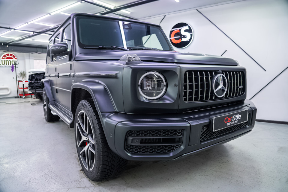 Оклейка кузова Mercedes G class пленкой SunMax — Car-Stile на DRIVE2