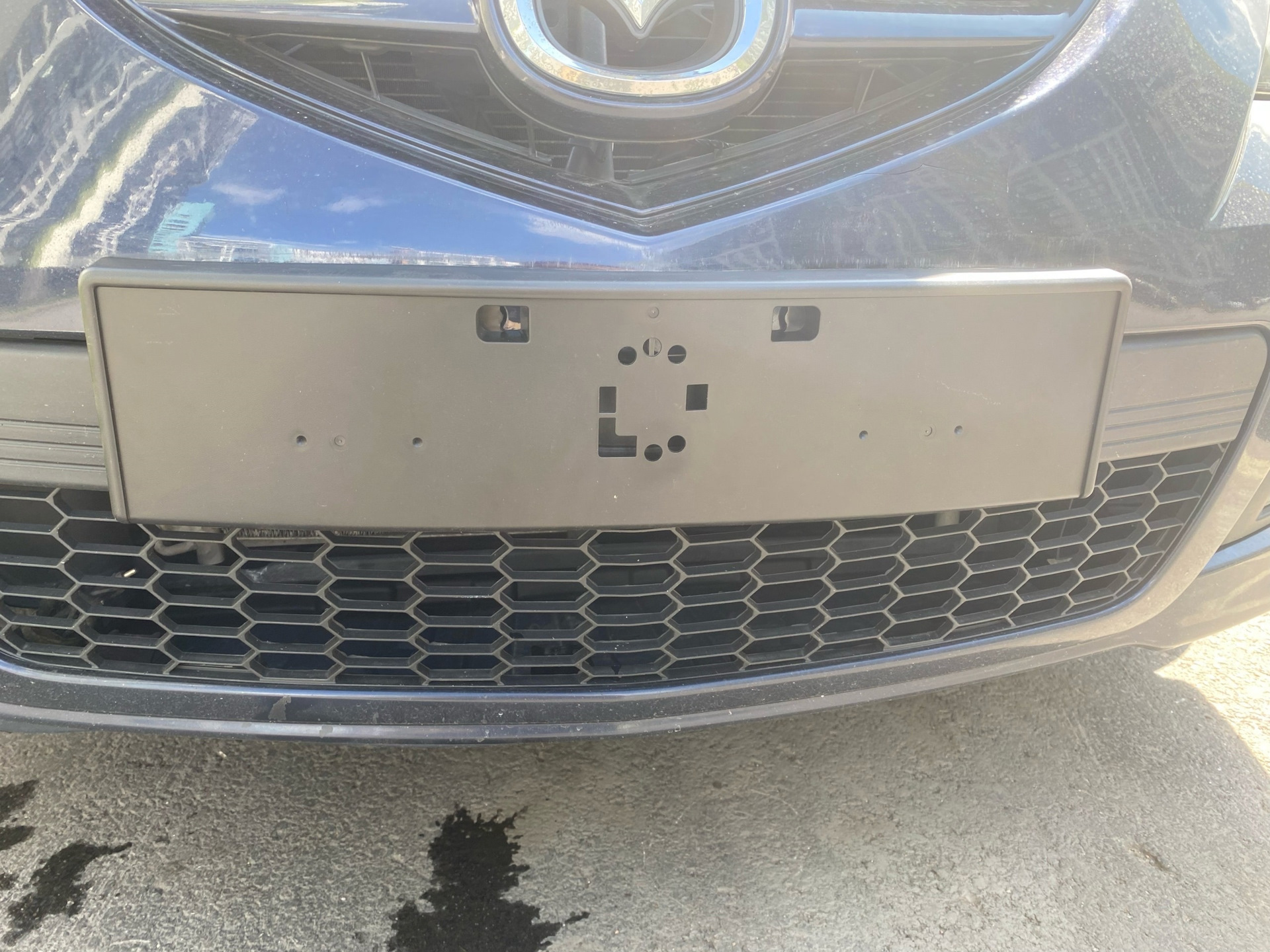Замена площадки под номерной знак Mazda 3 bk — Mazda 3 (1G) BK, 2 л ...