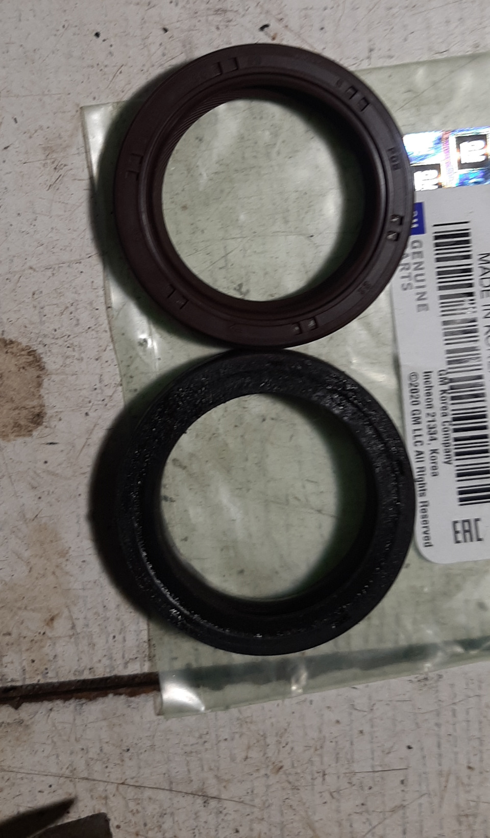 96440161 Сальник распредвала передний GM | Запчасти на DRIVE2