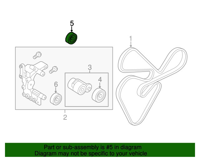 2528825001 Шкив натяжителя ремня грм литой KIA HYUNDAI | Запчасти на DRIVE2