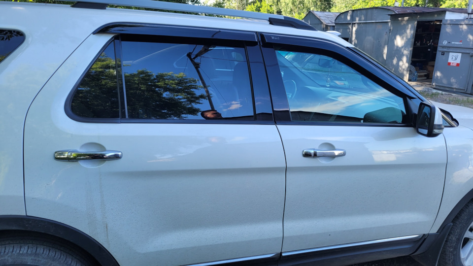 Дефлекторы vinguru — Ford Explorer (5G), 3,5 л, 2011 года | аксессуары ...
