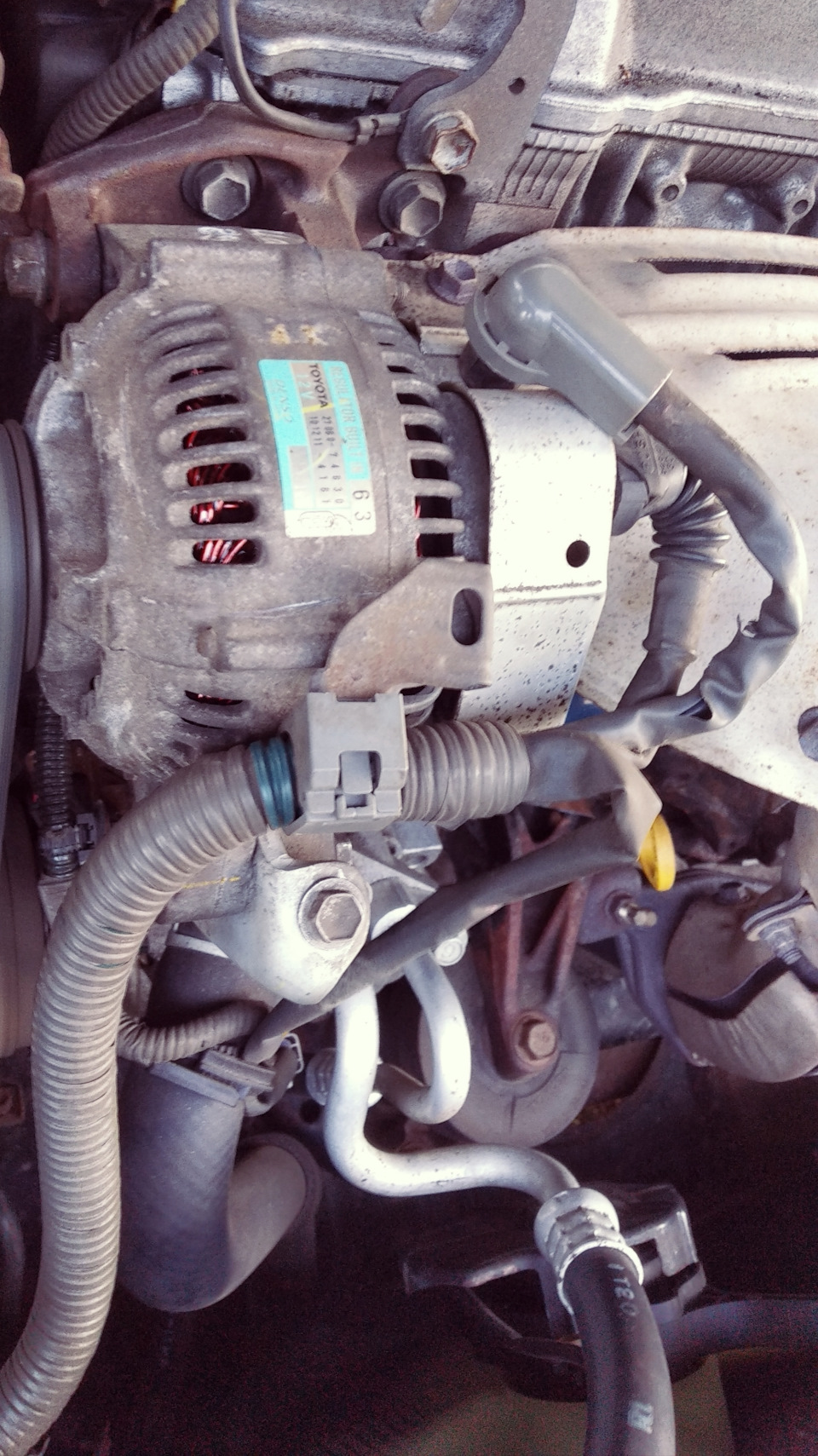 Ремонт генератора — Toyota Camry (XV20), 2,2 л, 1999 года | визит на ...