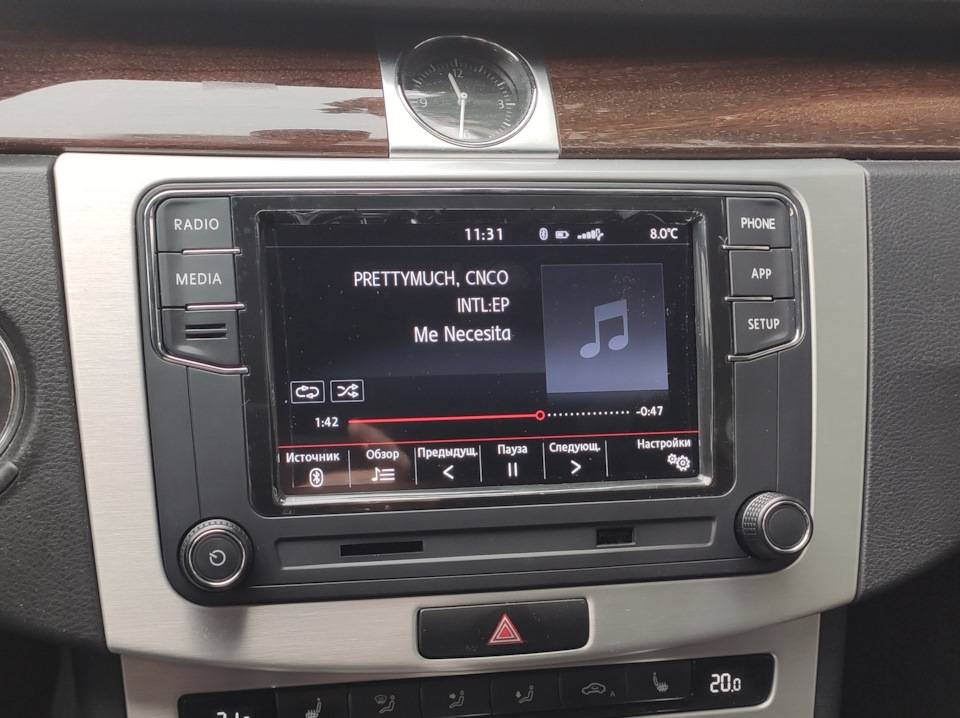 rns 510 -> rcd 360 — Volkswagen Passat Variant (B7), 1,8 л, 2013 года | аксессуары | DRIVE2