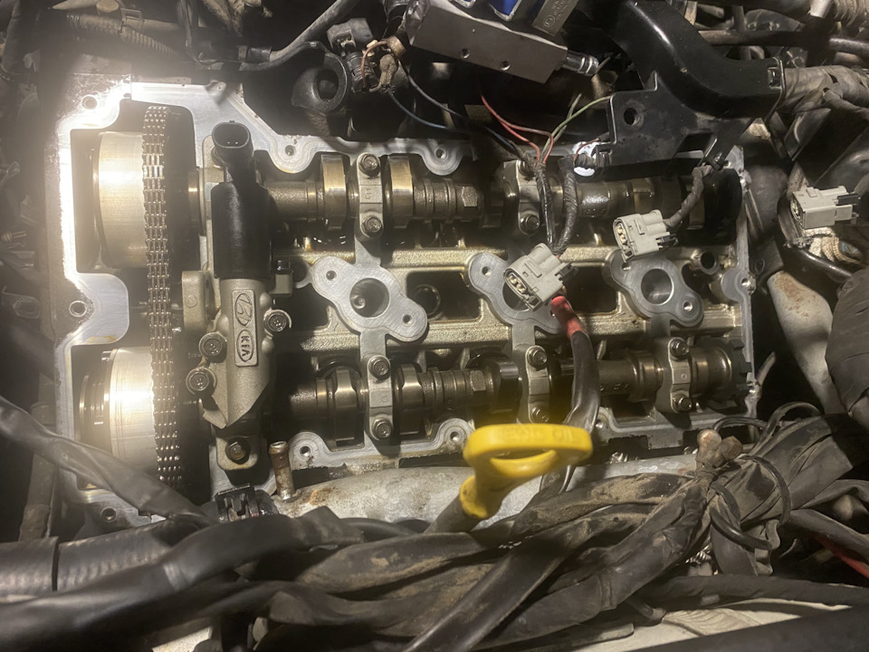 Прокладки клапаных крышек — KIA Quoris, 3,8 л, 2013 года | своими ...