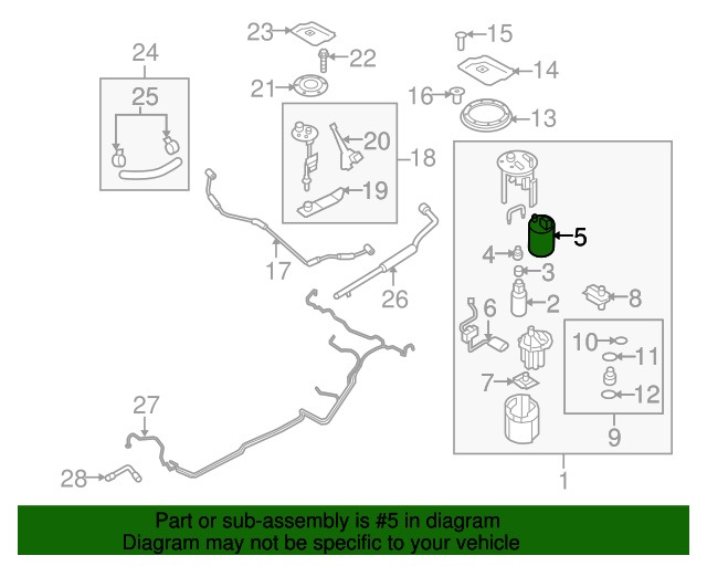 311122B000 Топливный фильтр KIA HYUNDAI | Запчасти на DRIVE2