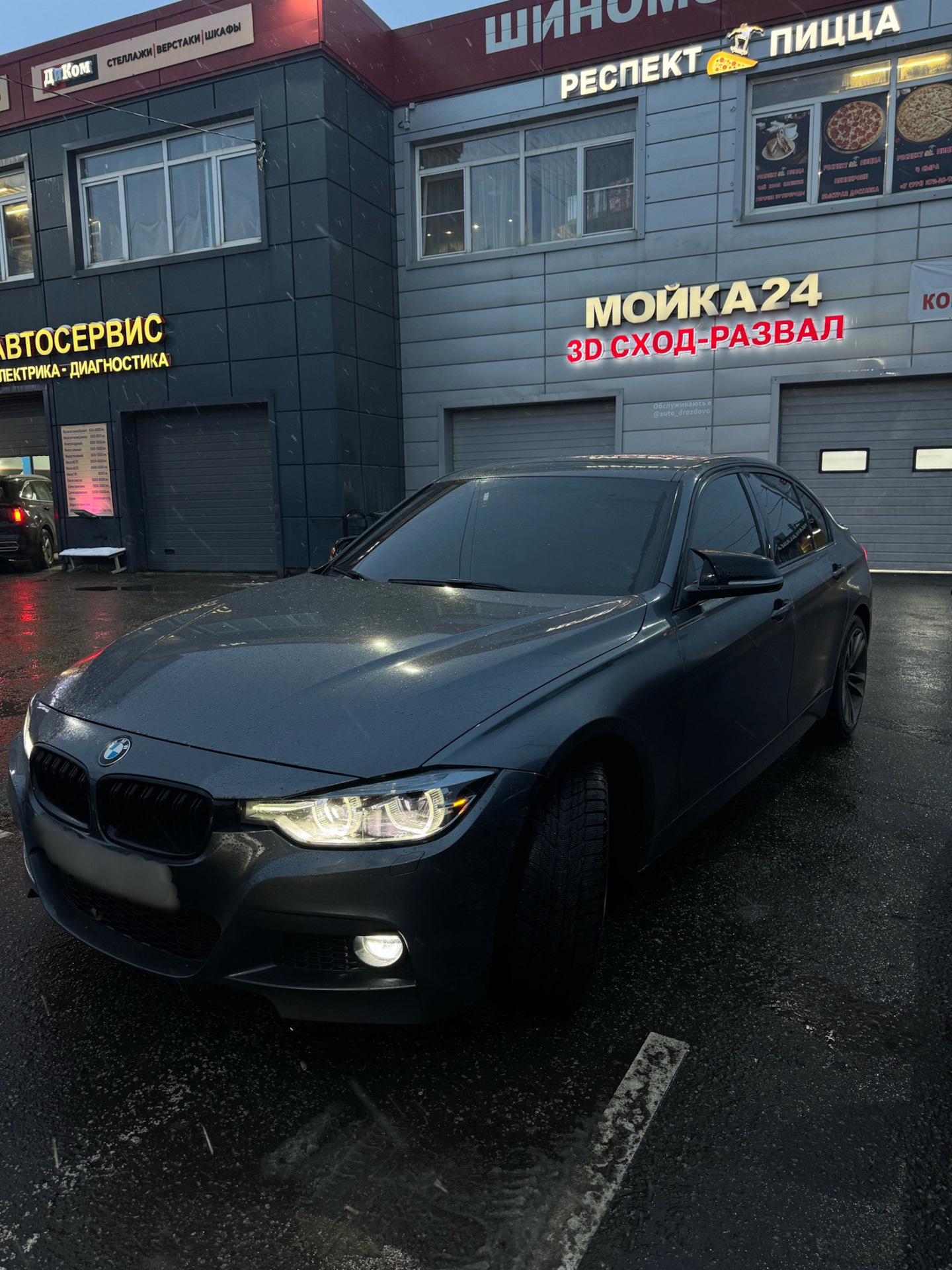 Затемнение-бронь Фар, Бункер 🥷 — BMW 3 series (F30), 2 л, 2017 года ...