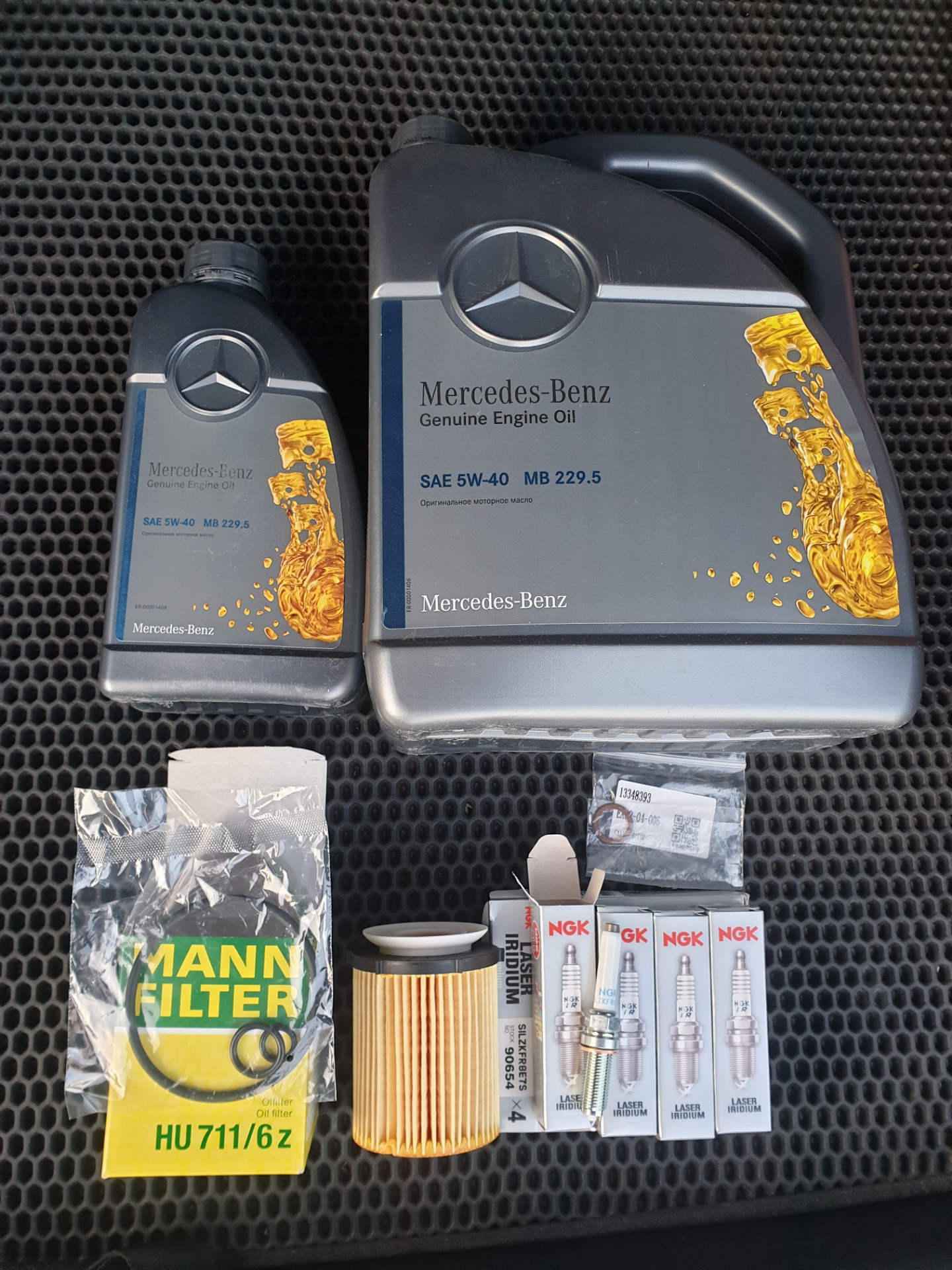 Замена воздушных фильтров, свечей зажигания, масла ДВС, ATF — Mercedes ...