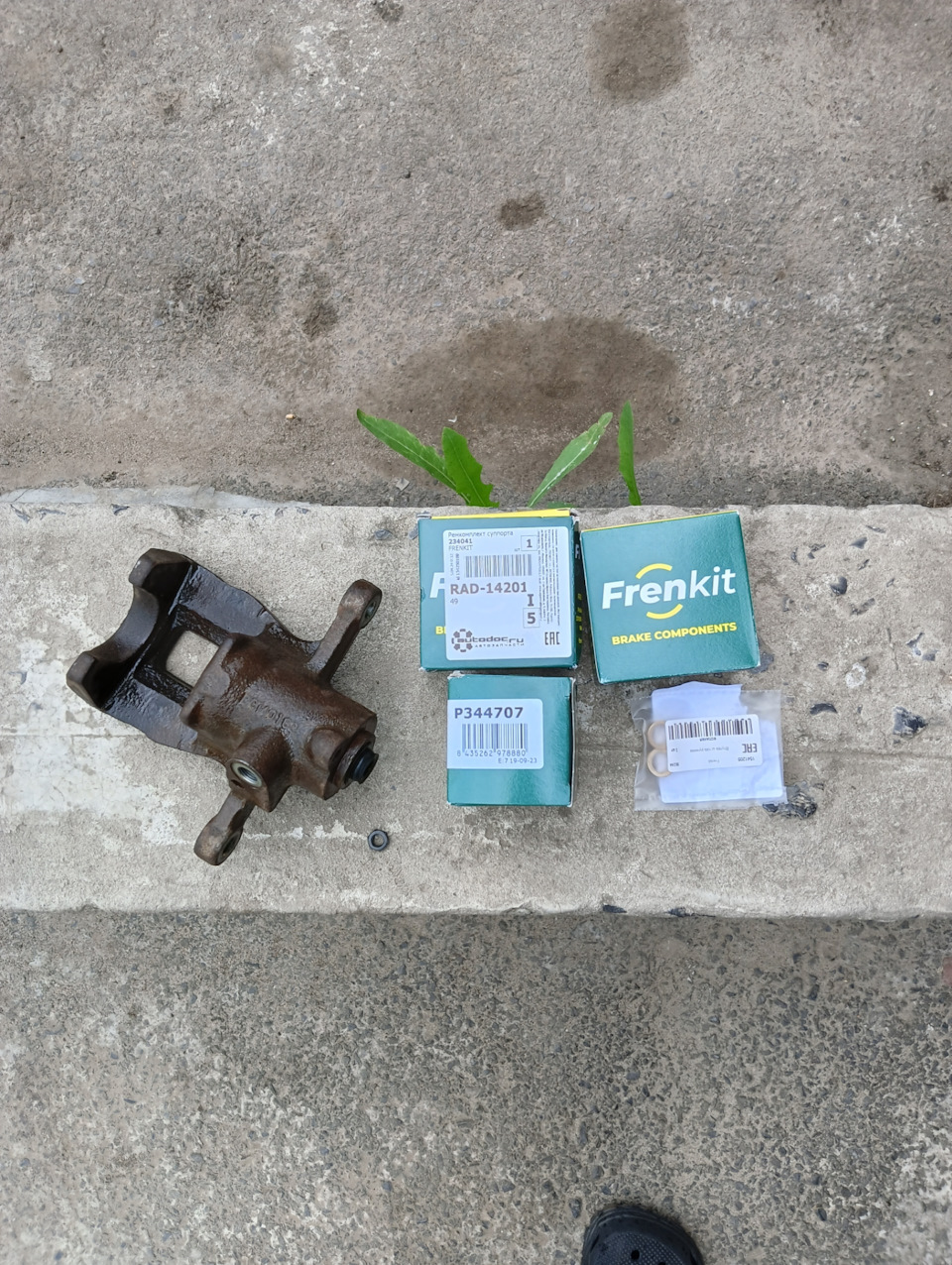 P344707 Поршень суппорта KIA RIO / HYUNDAI SOLARIS 01-11-] Frenkit | Запчасти на DRIVE2