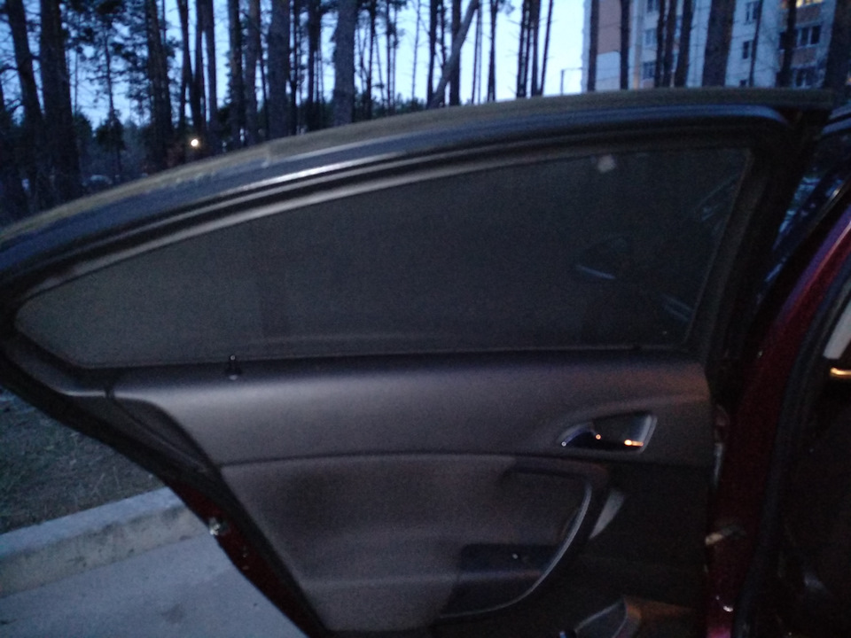 Шторки на задние окна Opel Insignia — Opel Insignia (1G), 1,8 л, 2012 ...