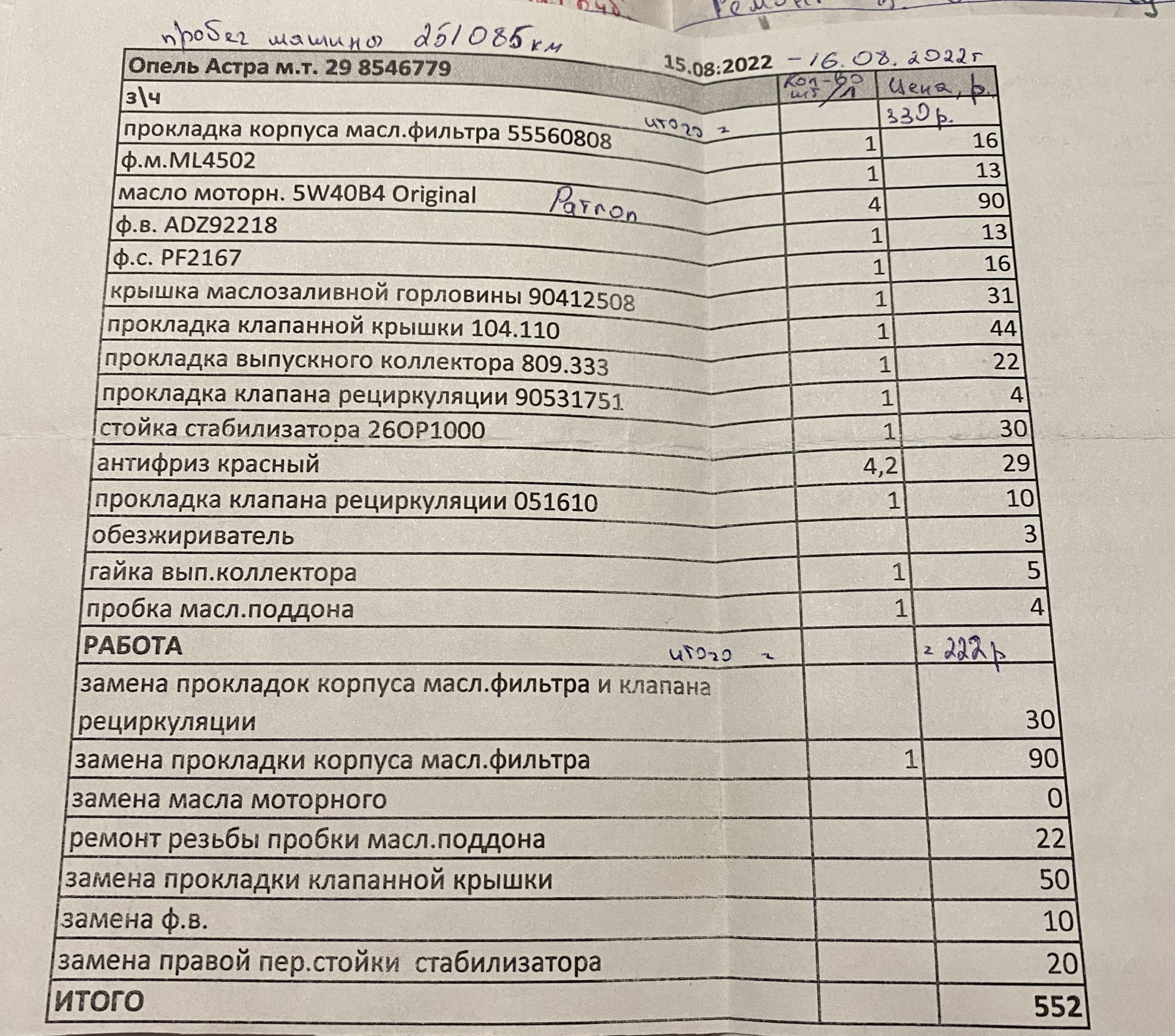 Первые пару ремонтов чмопеля — Opel Astra H GTC, 1,4 л, 2008 года ...